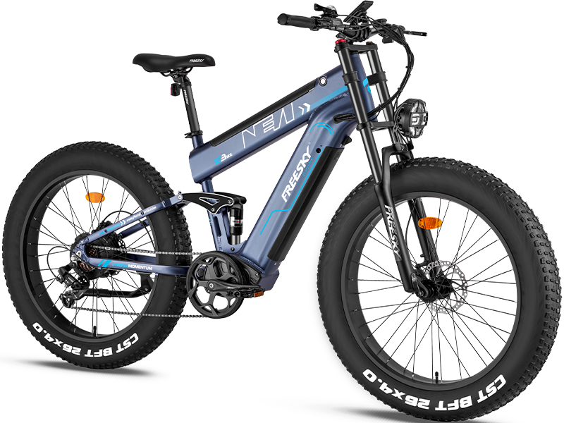 Freeskycycle eBike | Freesky 1000W Electric Mountain Bike with Rear ...