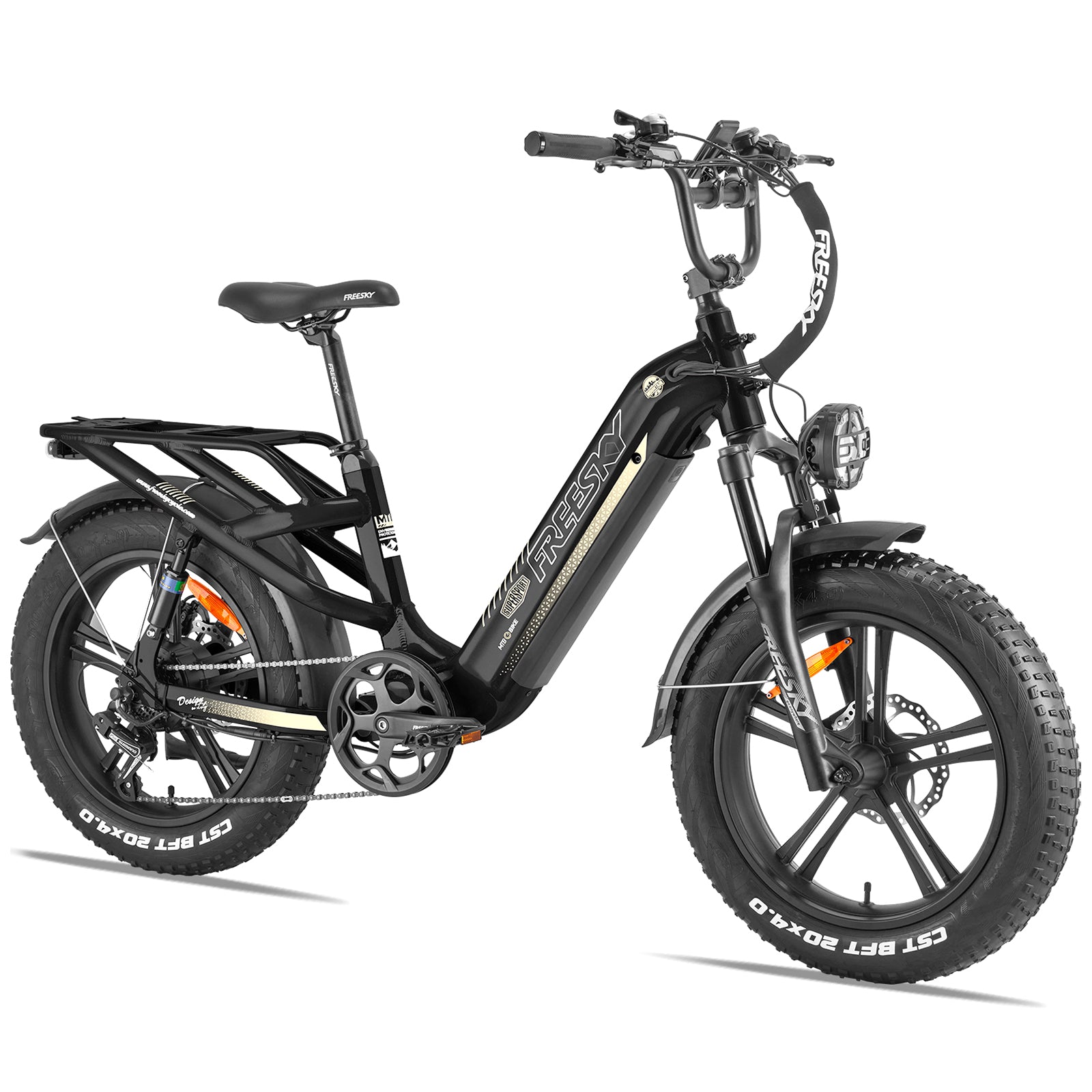 750W Electric Step Thru Bike Rocky Pro A-320 | Freesky Electric Bike ...
