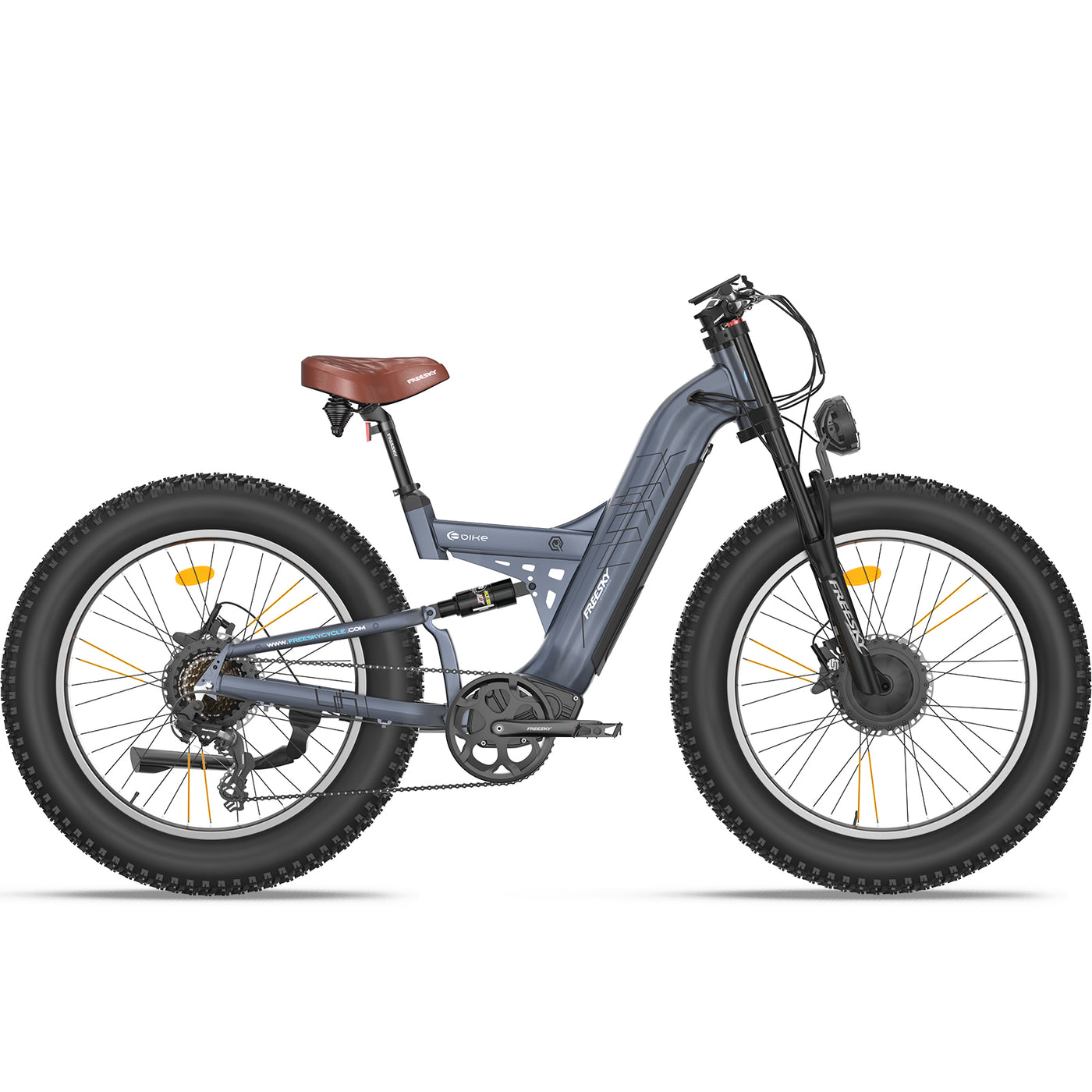 Dual Motor Electric Mountain Bike | Freesky Electric Bike Warrior Pro M-530 – Freeskycycle eBike